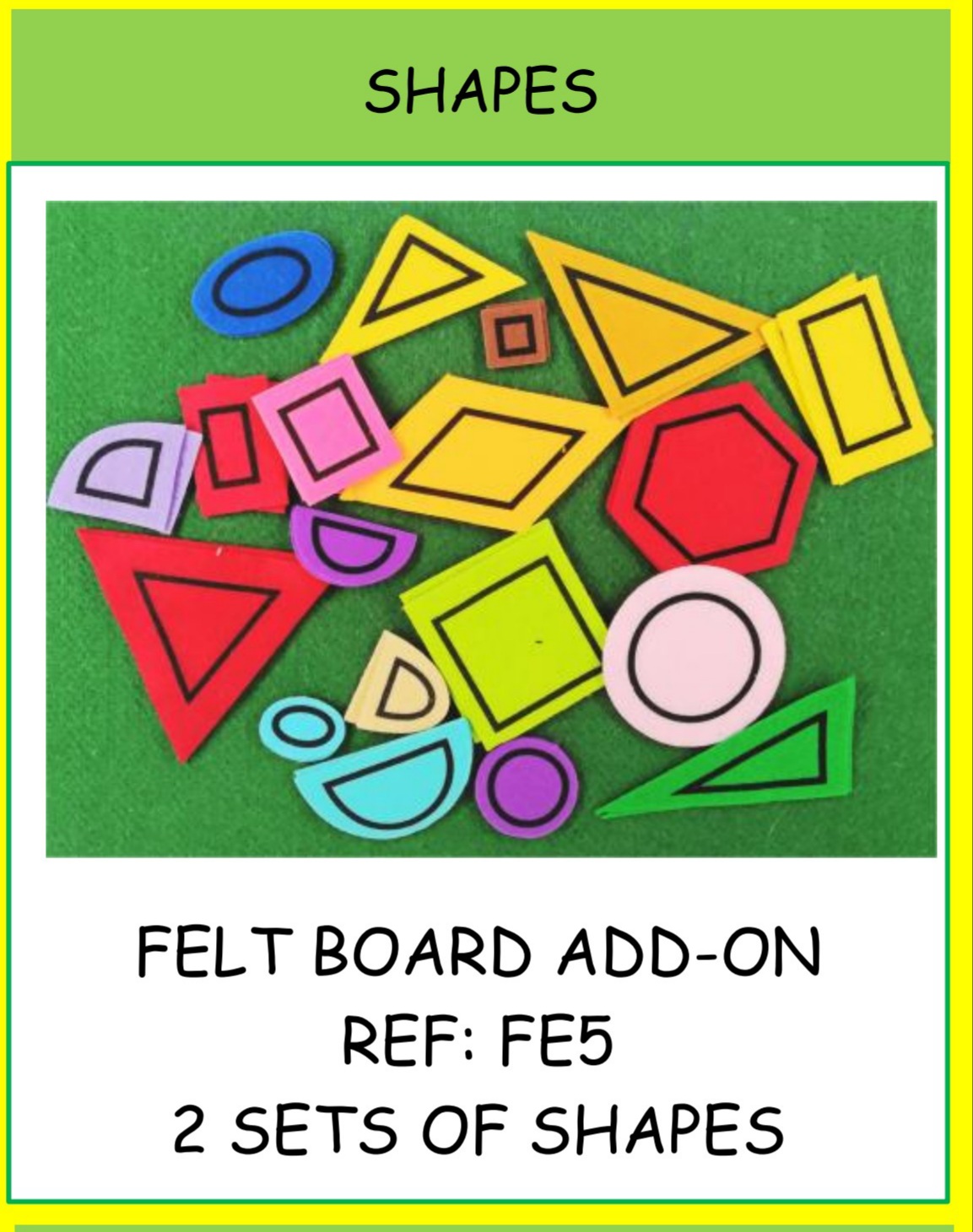 Felt ADD ON - Shapes